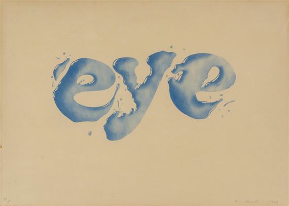 Ed Ruscha | Eye (1969) | MutualArt