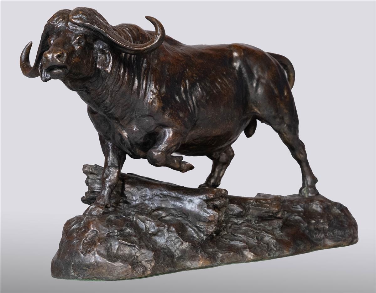 James Lippitt Clark | BRONZE FIGURE OF AFRICAN CAPE BUFFALO | MutualArt