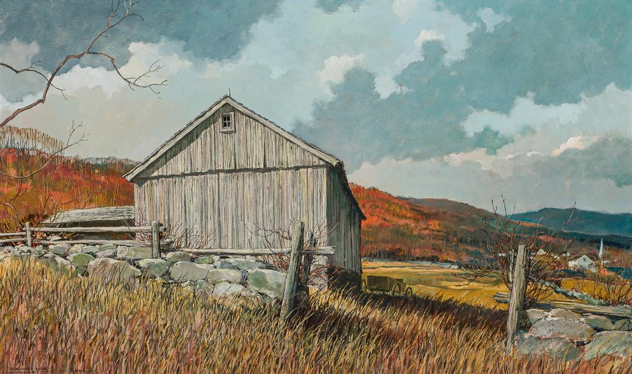 Eric Sloane | Berkshire Barn | MutualArt