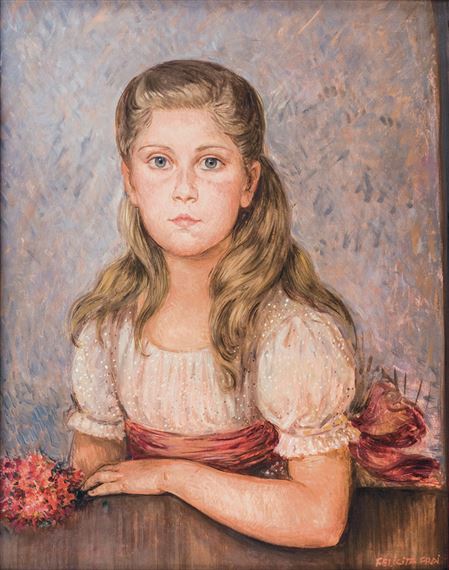 Felicita Frai | Girl portrait (1950) | MutualArt