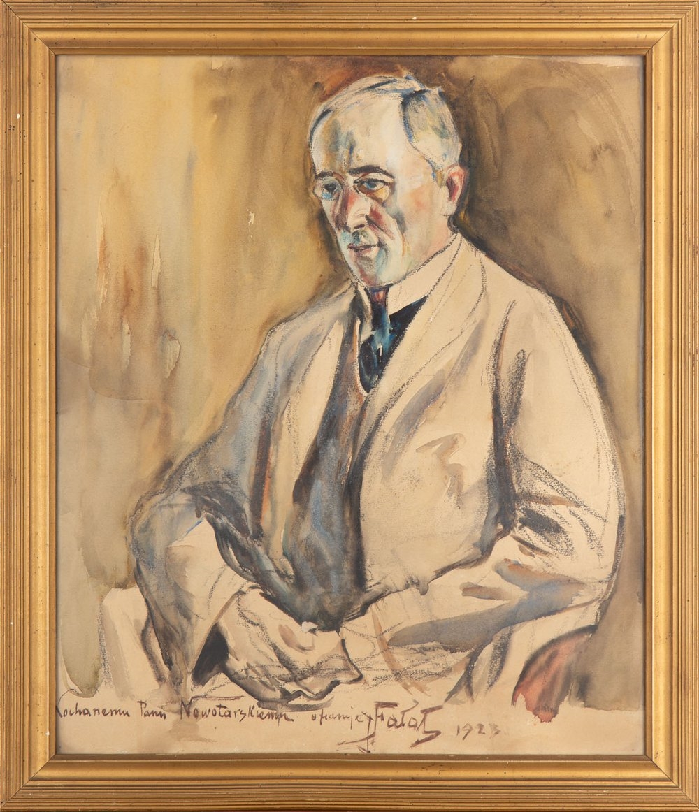 Julian Falat | Portrait of Wladyslaw Nowotarski (1923) | MutualArt