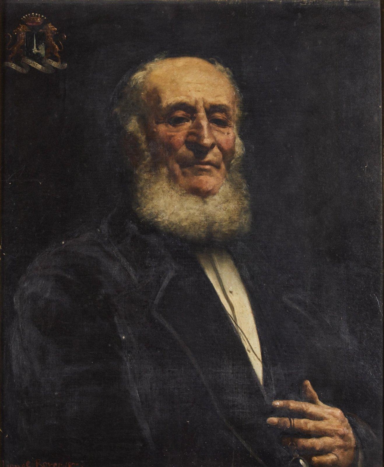 Lionel Noel Royer | Portrait de Nicolas Auguste Le Vaillant, 1877 ...