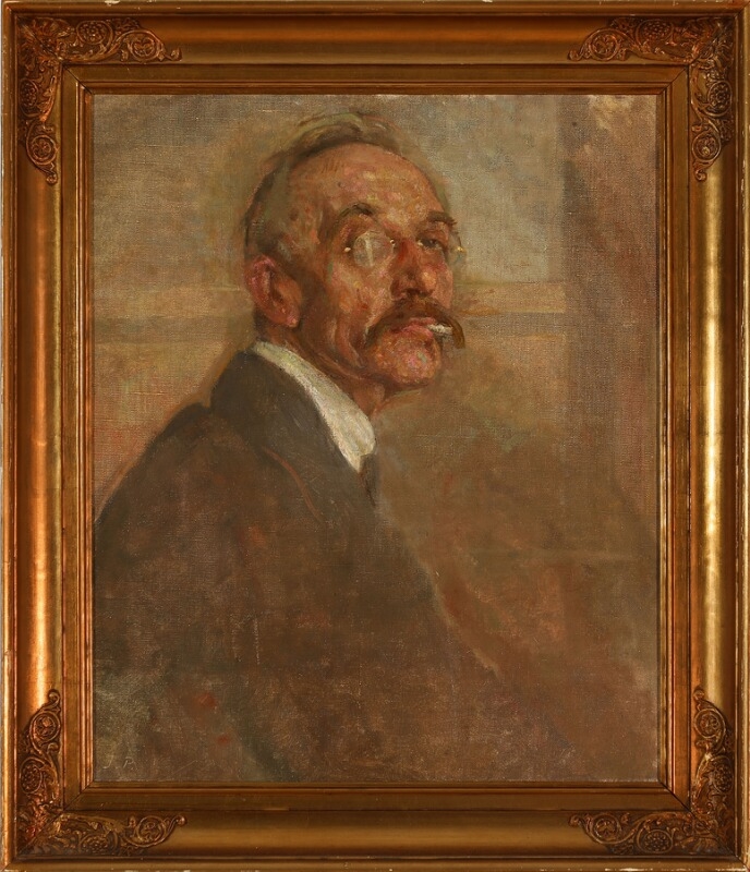 Julius Paulsen | The artist's self-portrait | MutualArt