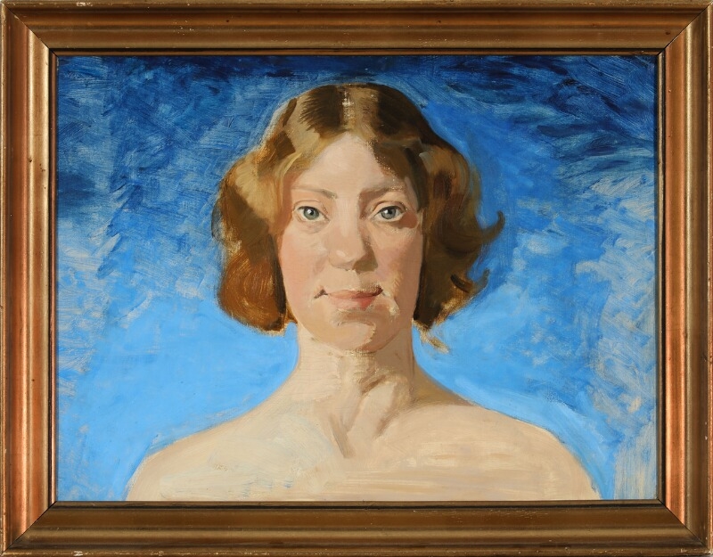 Harald Slott-Møller | Interior and Crescent (1896) | MutualArt