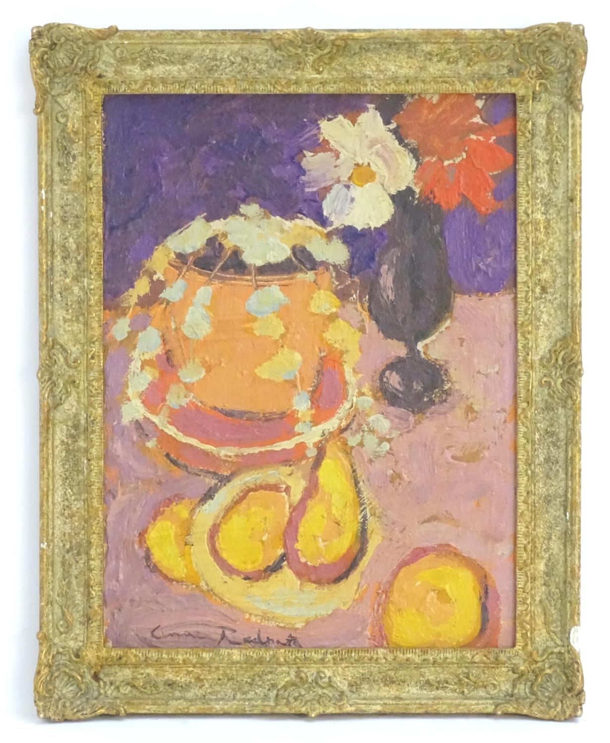 Anne Redpath | An Impressionist study of a still life of fruit and ...