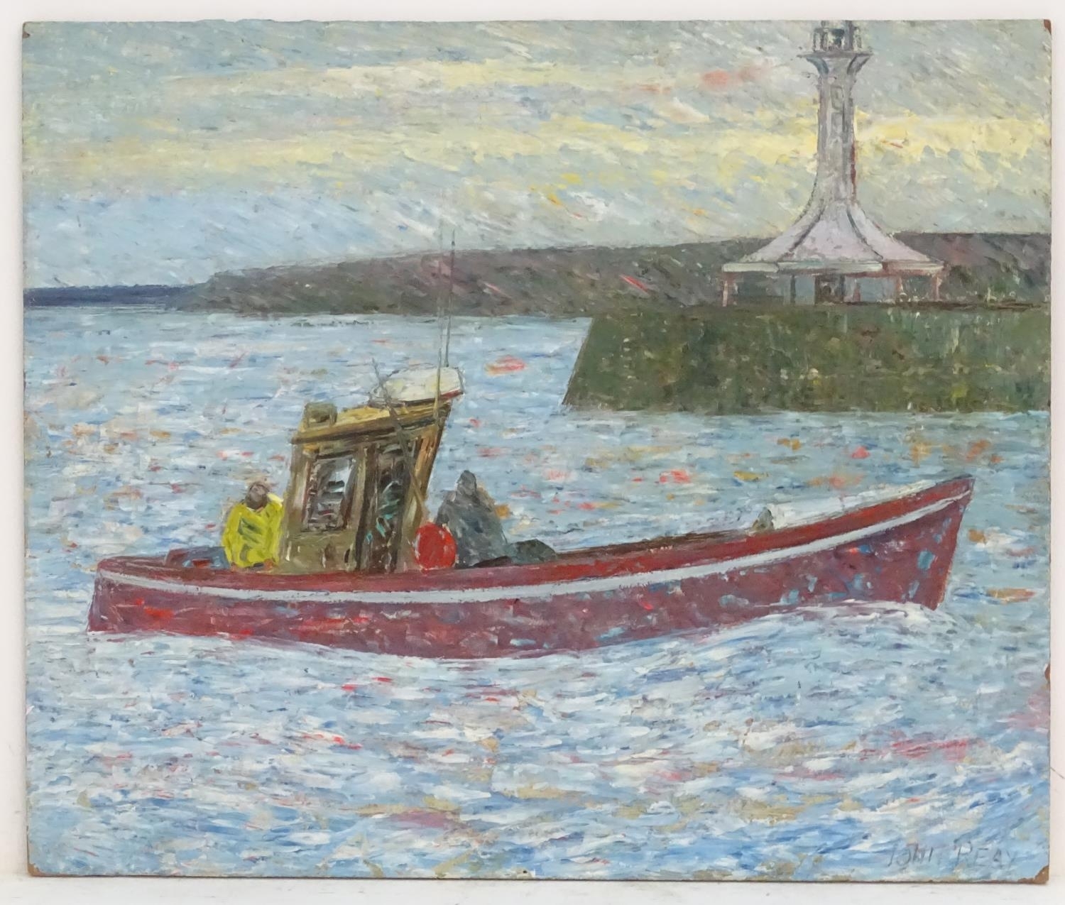 John Reay | Fishing boat coming into harbour | MutualArt