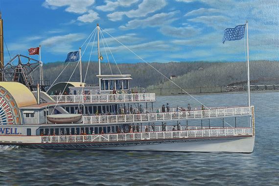 Albert Nemethy | The Steamboat Mary Powell (1952) | MutualArt