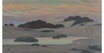 David Caton | Sunset in the Lowlands | MutualArt