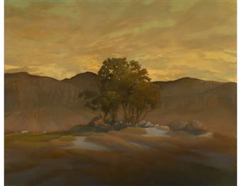 David Caton | Sunset in the Lowlands | MutualArt