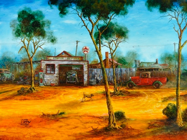 John Cobby | Heading to Jacks Garage | MutualArt