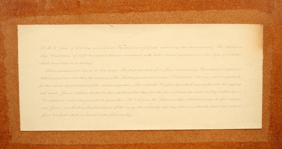Montague Dawson | THE ACTION BETWEEN JAVA AND CONSTITUTION, DECEMBER ...