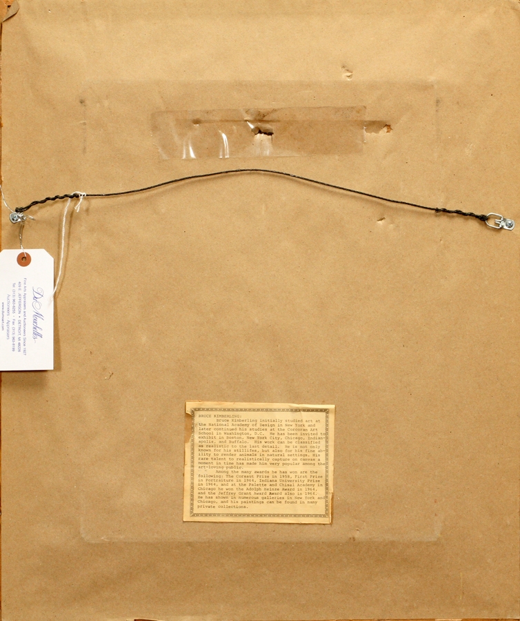 Bruce Kimberling | A still life of a flower bouquet and brass incense ...