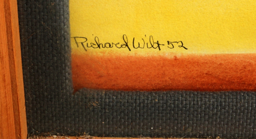 Richard Wilt | Depicting an acrobat scene. (1952) | MutualArt