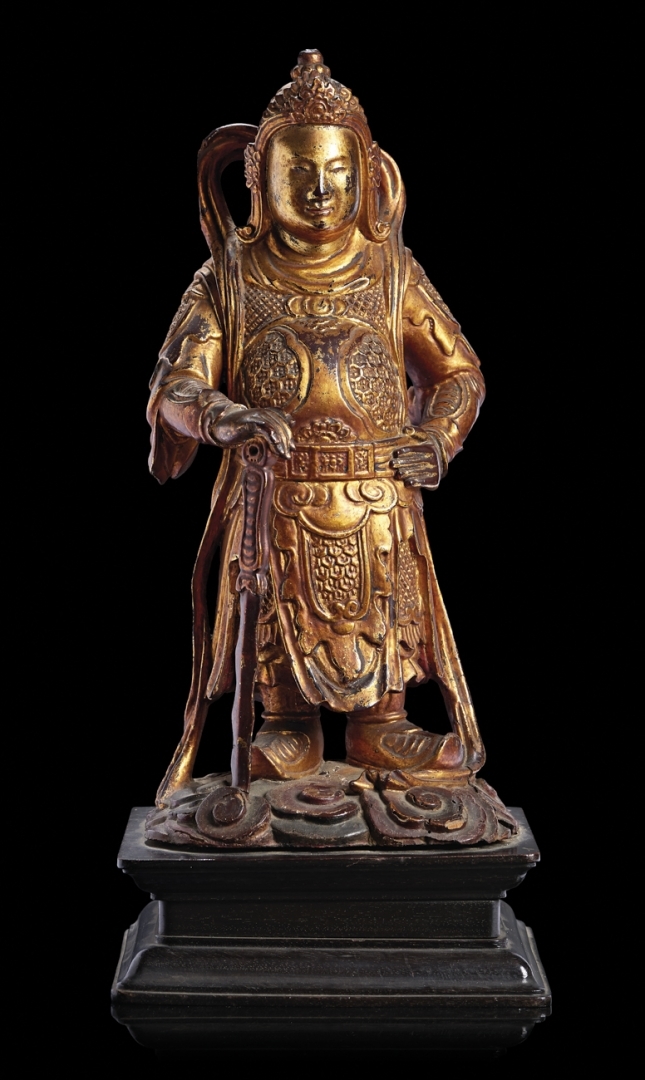 Chinese School, 14th century | A Rare Figure of Wei Tuo (14th Century ...