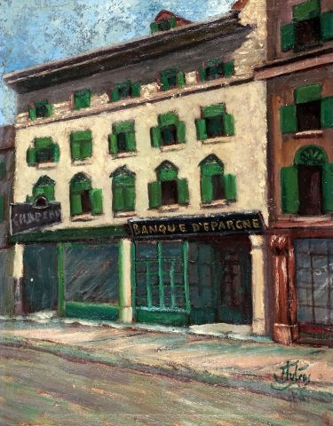 Joseph Jutras | Bureau de la Banque d'Épargne, Montréal (1956) | MutualArt