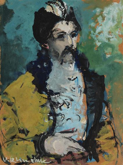 Khmeluk Vassyl | Portrait of Cossack Mamay | Compare similar artworks ...