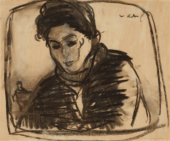 Vassyl Khmeluk | Portrait of a young woman | MutualArt