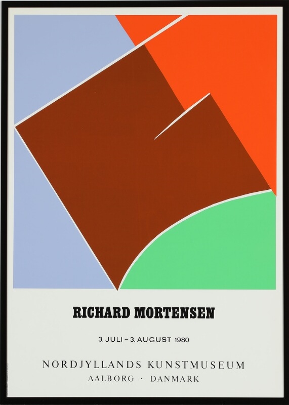 Richard Mortensen | Two exhibitions posters from Nordjyllands ...