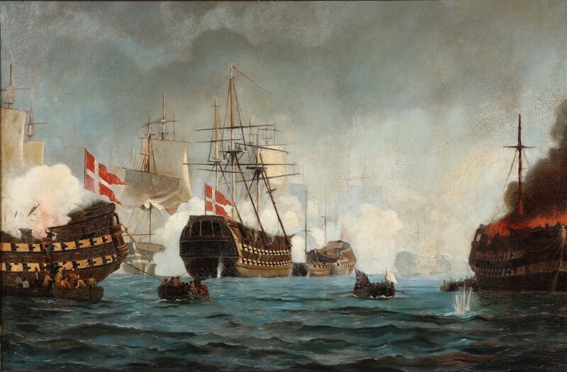 Christian Mølsted | The battle of Copenhagen April 1801 | MutualArt
