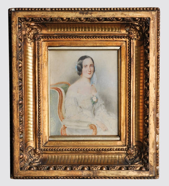 Leopold Fischer | Dame In A White Dress | MutualArt