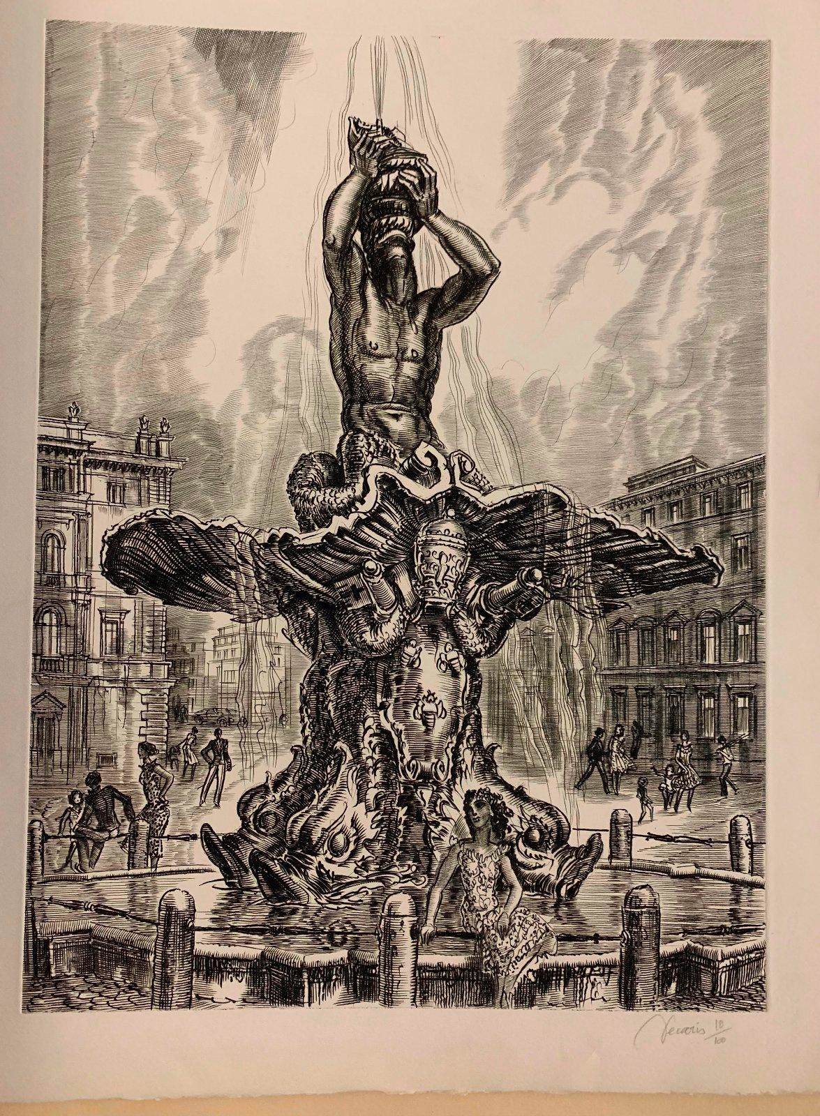 Albert Decaris | Seven works: Monuments d'Italie (7) | MutualArt