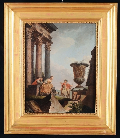 Giovanni Paolo Pannini | Paesaggi con architetture e figure | MutualArt