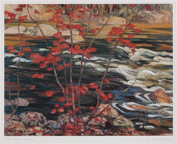 Alexander Young Jackson | The Red Maple | MutualArt