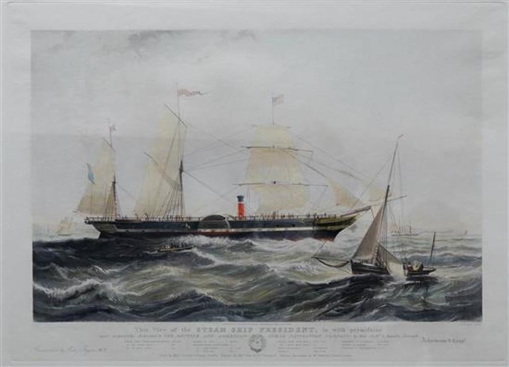 William Adolphus Knell | The View of the Stem Ship President | MutualArt