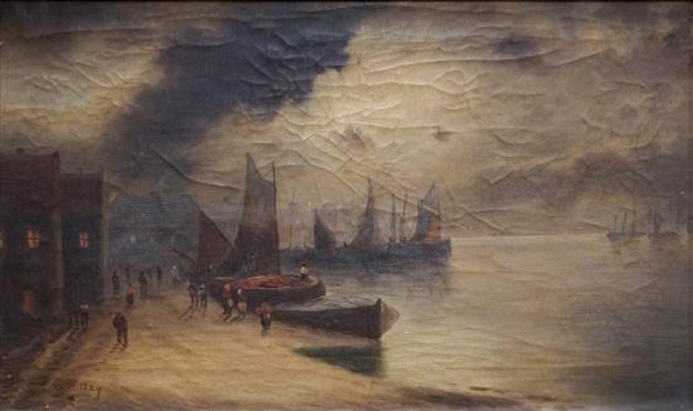 W.H. Day | Two works: Inlet Scene, Morning; Inlet Scene, Evening ...