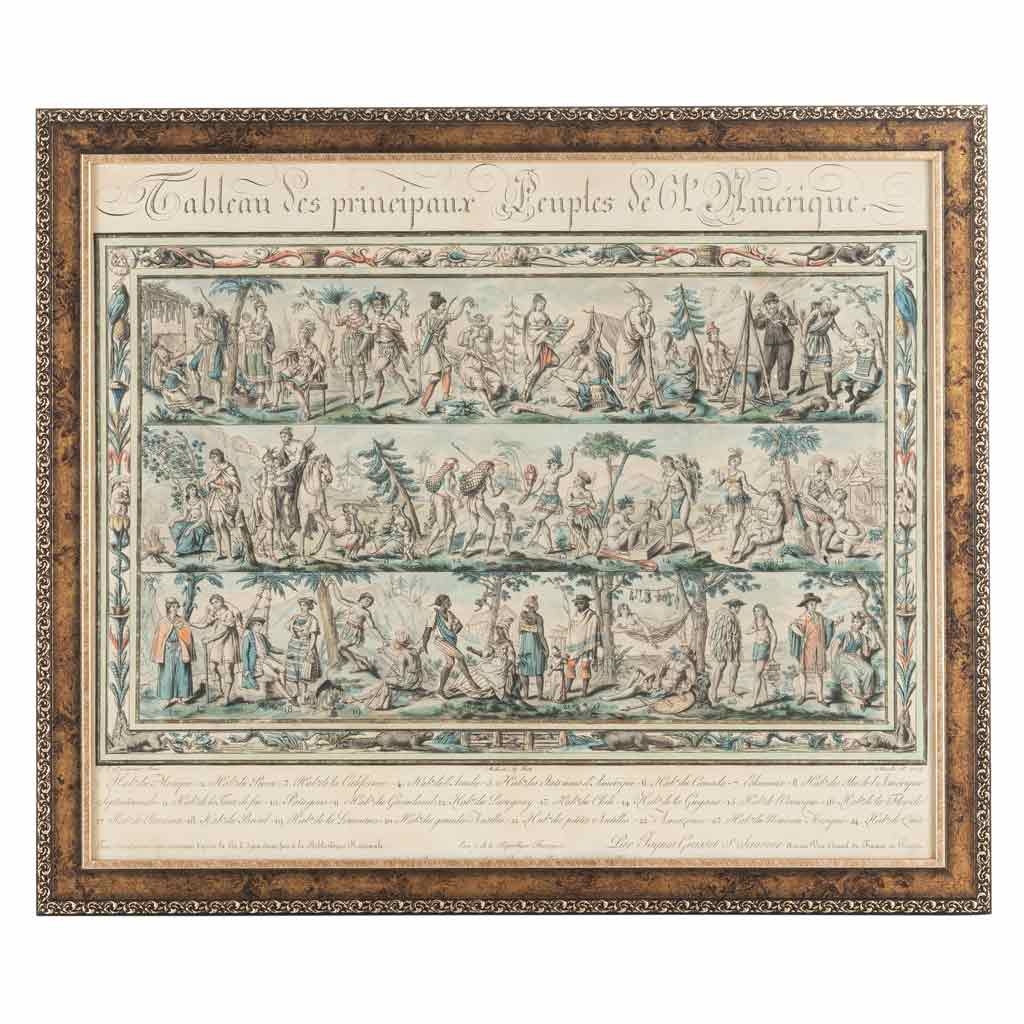 Jacques Grasset de Saint-Sauveur | Tableau des Principaux Peuples de l ...