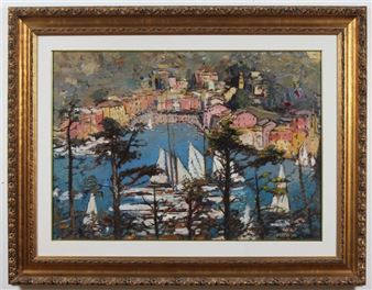 Michele Cascella | Portofino (1951) | MutualArt