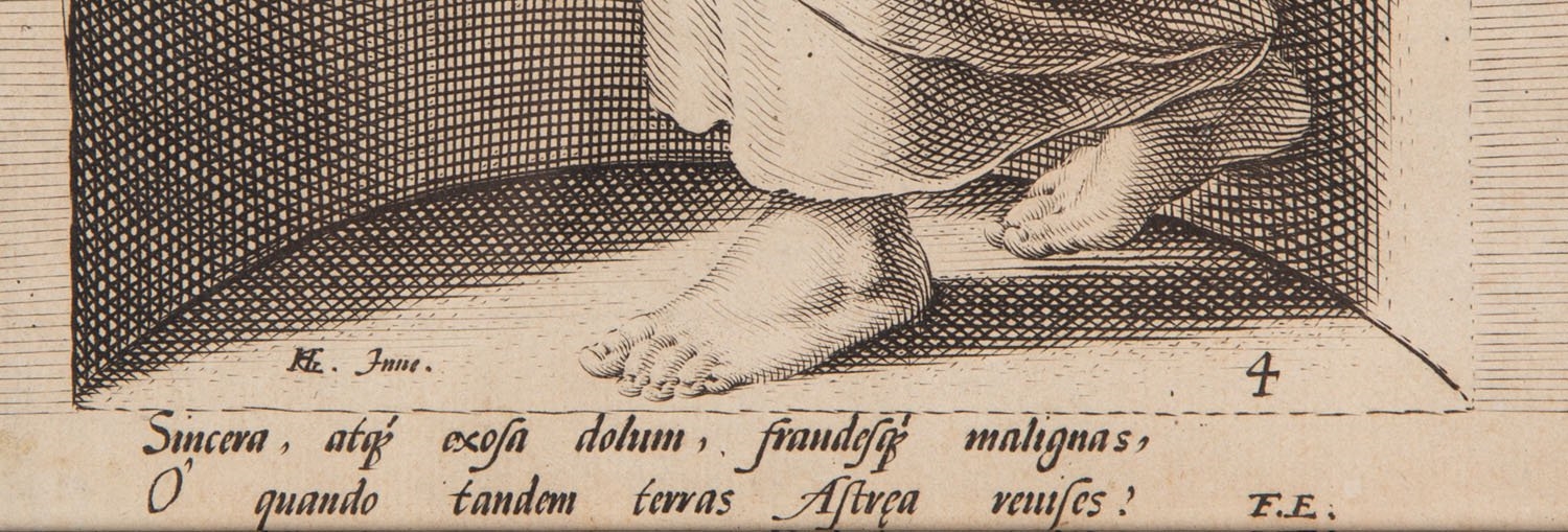 Jacob Matham | Ivstitia after Hendrik Goltzius, from the Virtues cycle ...