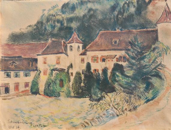 Leo Putz | Schloss Schwanburg in Nals (1936) | MutualArt