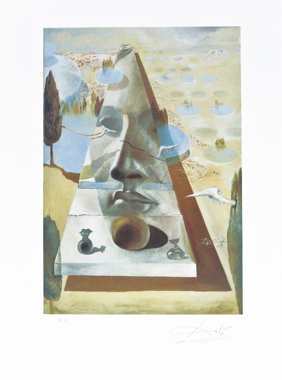 Salvador Dalí | Apparition du visage de l'Aphrodite de Cride | MutualArt