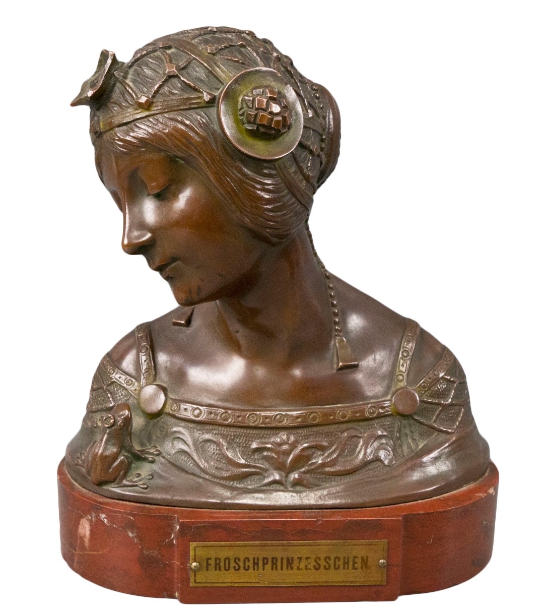 Georges Morin | A bronze figure of a lady | MutualArt