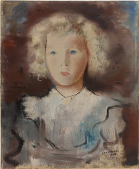 Cândido Portinari | PORTRAIT OF MARY ROCKEFELLER (1941) | MutualArt