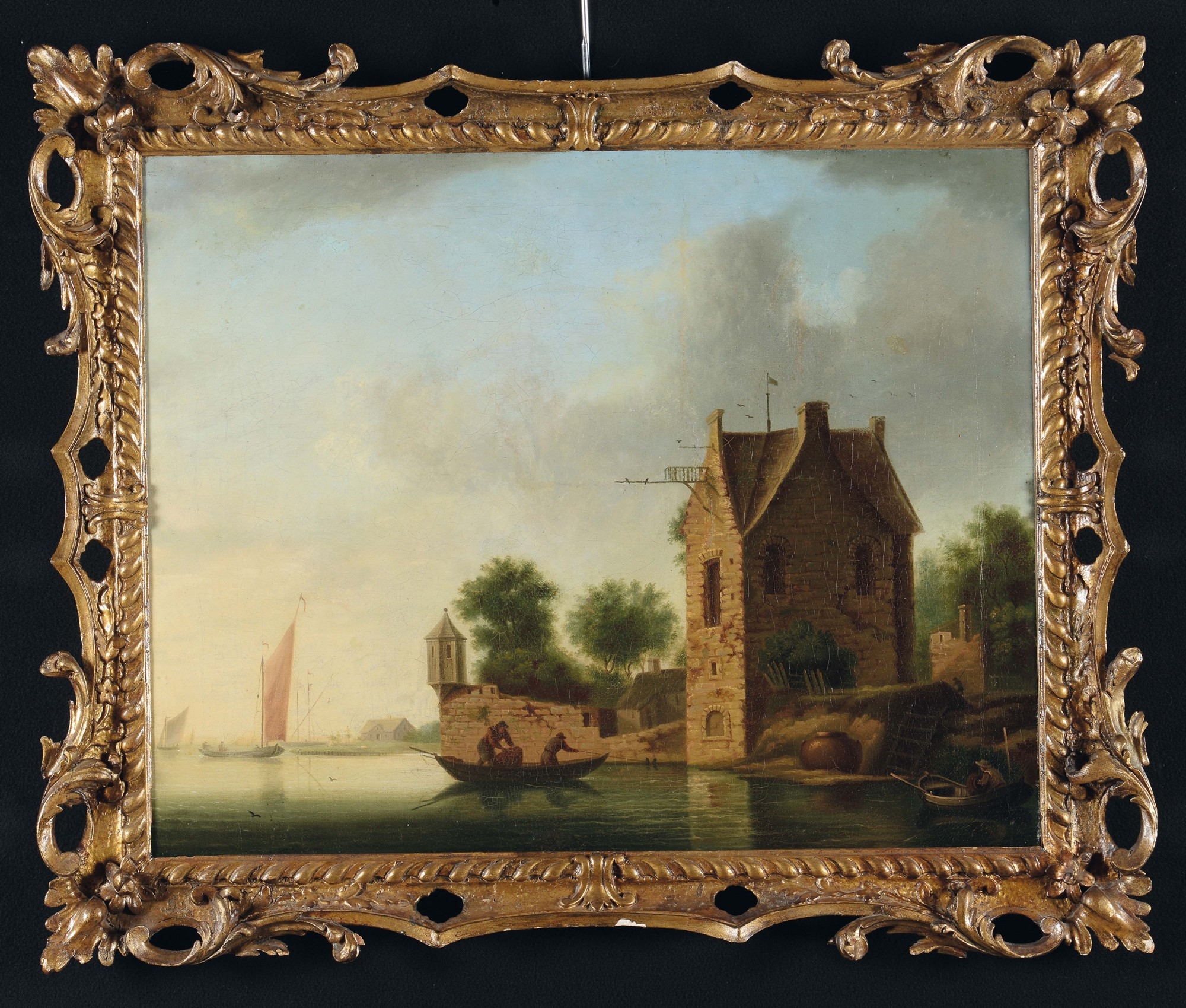 Heinrich Wilhelm Schweickhardt | Two Works: A capriccio of a ...