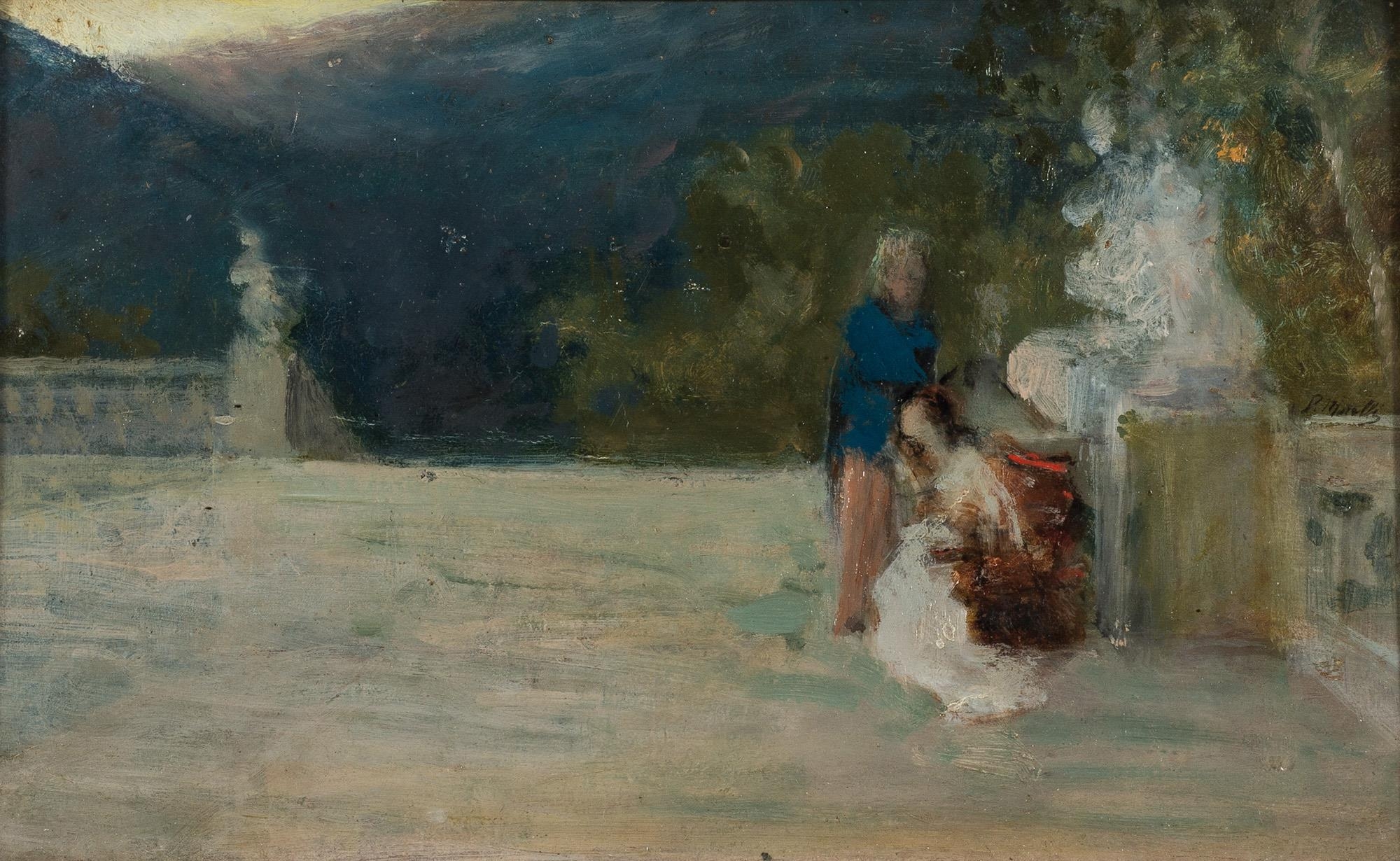 Domenico Morelli | Figure in terrazza | MutualArt