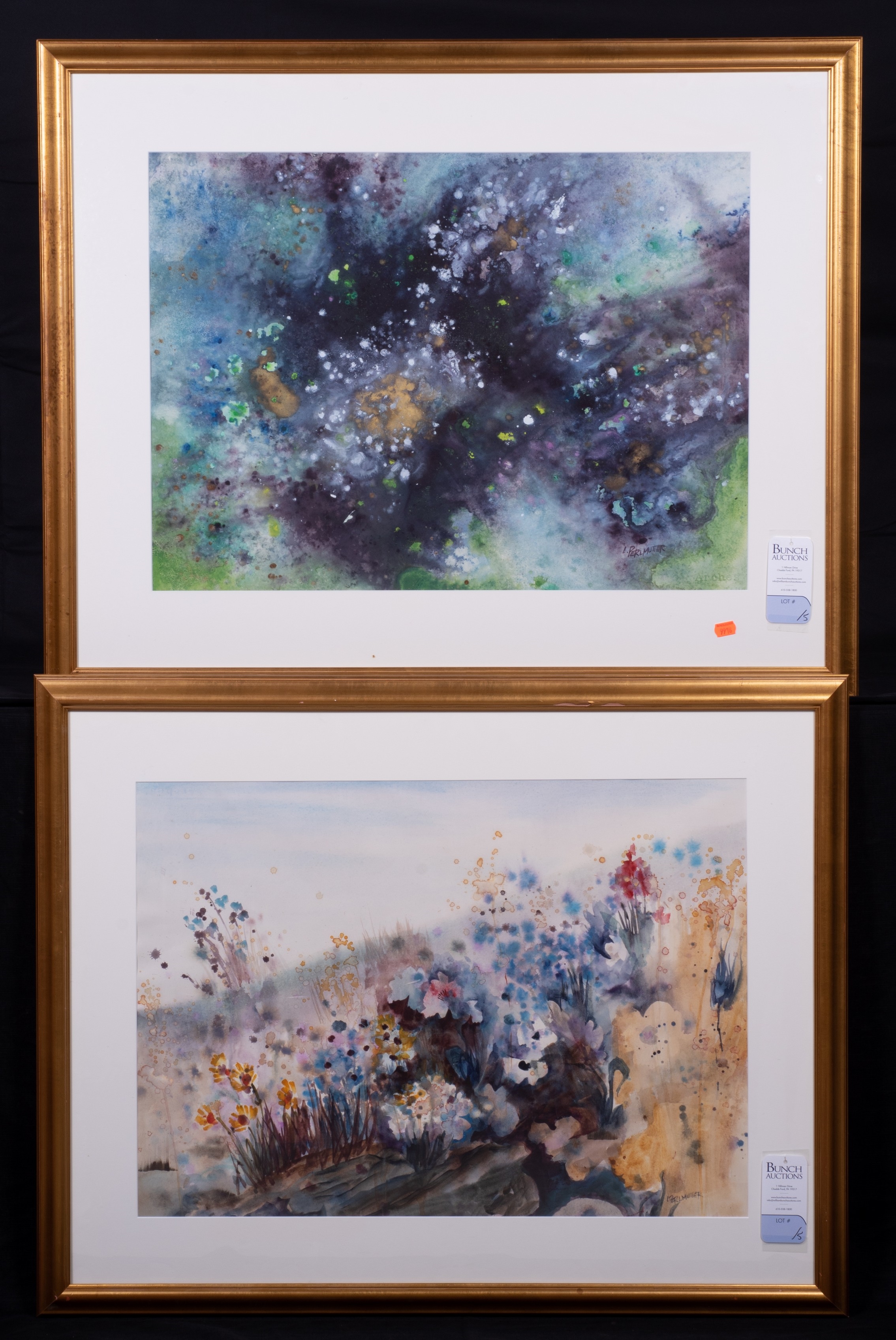 Linda Perlmutter | Floral Watercolor Paintings (5) | MutualArt