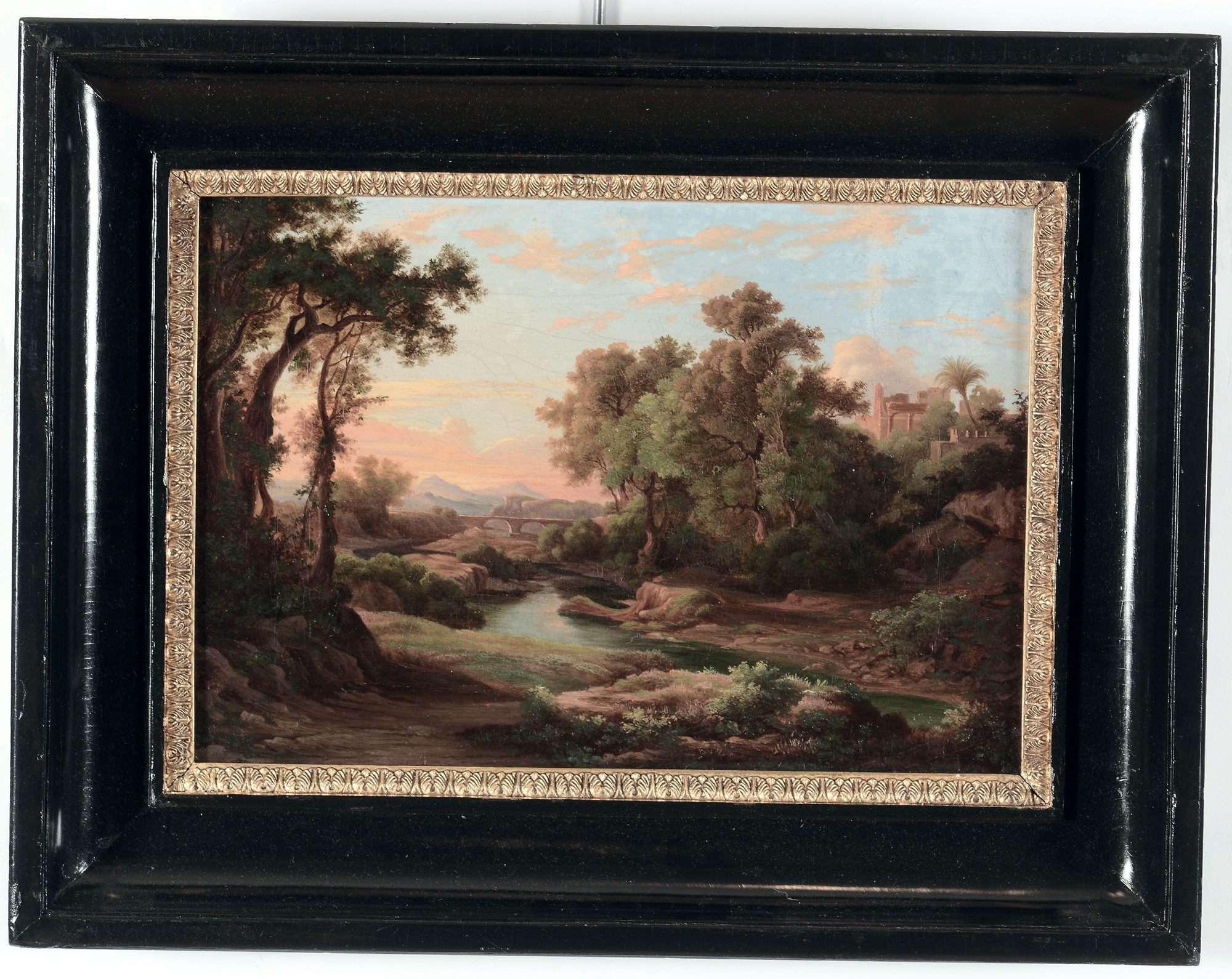 Károly Markó | Classical landscape with travellers | MutualArt