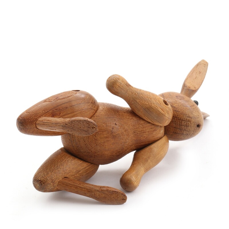 Bojesen Kay | A patinated oak rabbit figure | MutualArt