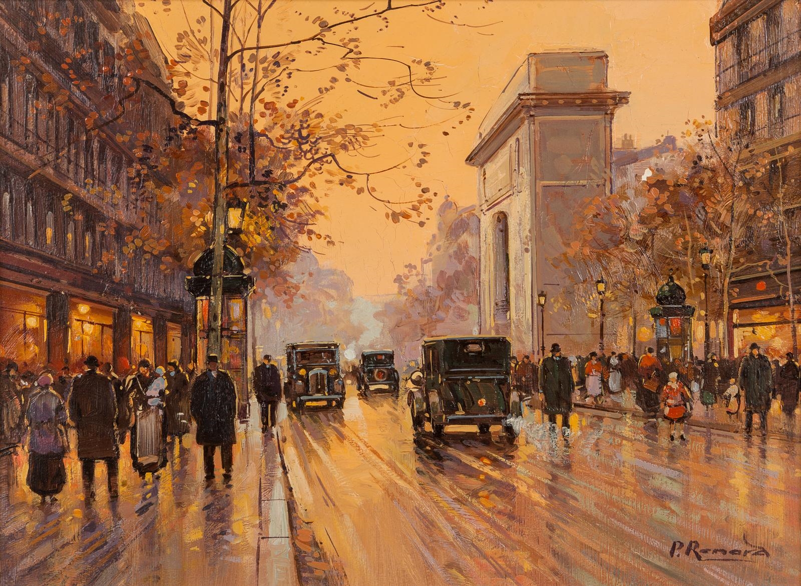 Paul Renard | Paris Street Scene | MutualArt