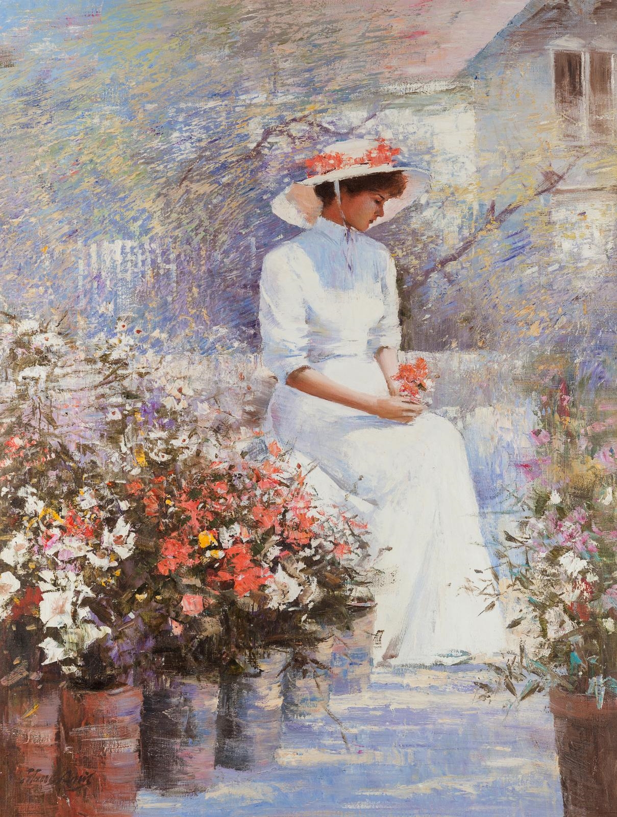 Hans Amis | Serenity in White | MutualArt