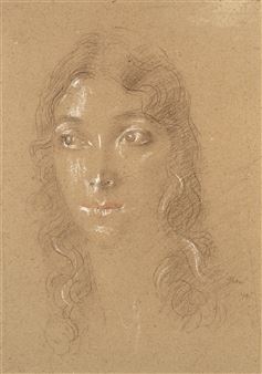 Augustus Edwin John | Portrait of Olive Snell | MutualArt