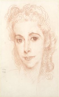 Augustus Edwin John | Portrait of Olive Snell | MutualArt