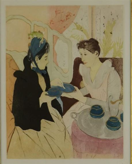 Mary Cassatt | Afternoon Tea Party. (1991) | MutualArt