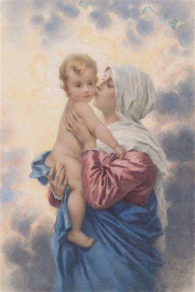 Angiolo Achini | Madonna con Bambino | MutualArt