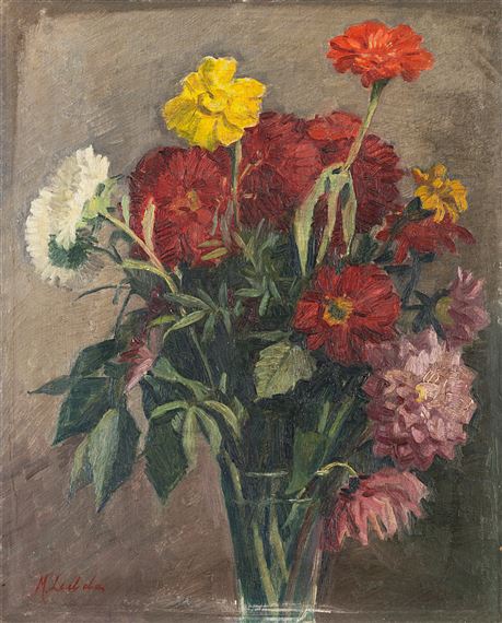 Marius Ledda | Vaso con fiori | MutualArt