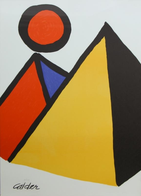 Alexander Calder | Pyramids and Sun | MutualArt