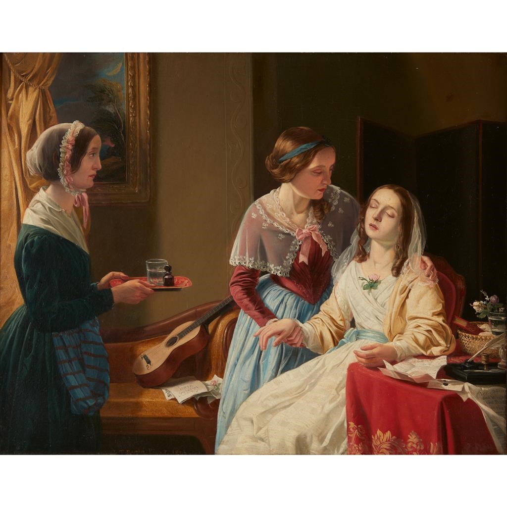 John Thomas Peele | Tragic News (1844) | MutualArt